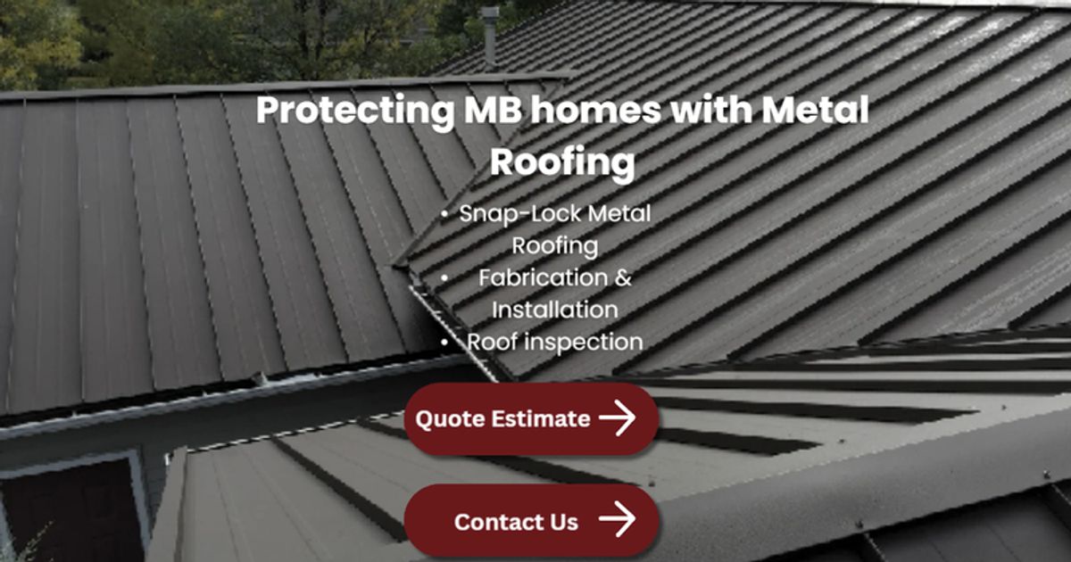 On-Site Snap Lock Metal Roofing
